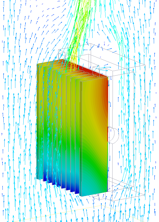 CFD Thermal Simulation FEM Heat Exchange Service by Config3D | Get a