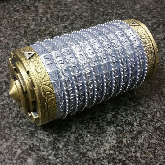 10 letter Cryptex - 3D Printable Model on Treatstock