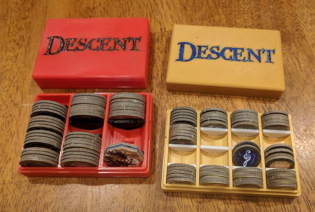 Descent Token Box - 3D Printable Model on Treatstock