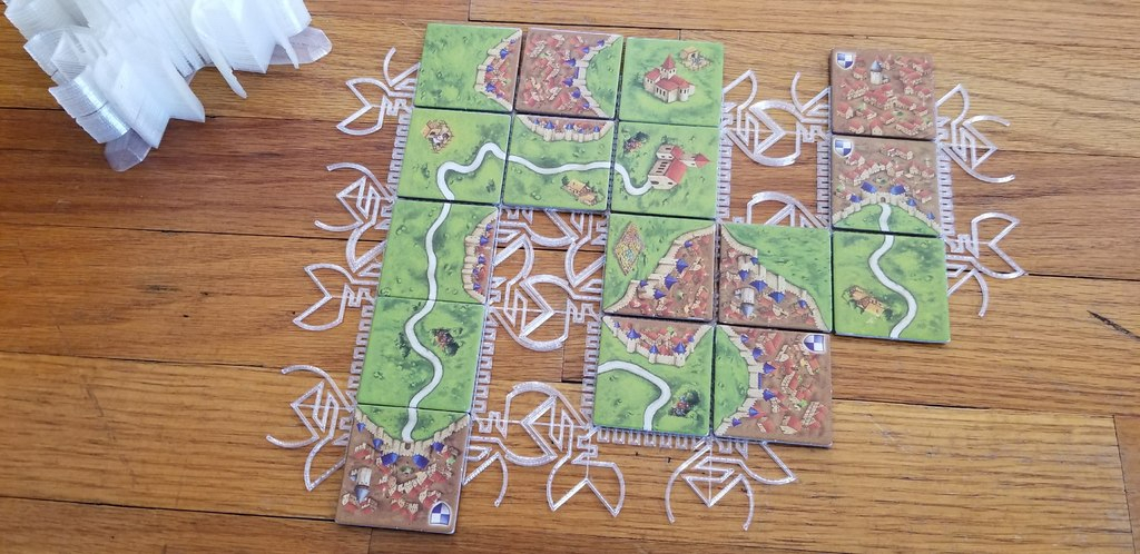 Carcassonne Grid Tile - 3D Printable Model on Treatstock