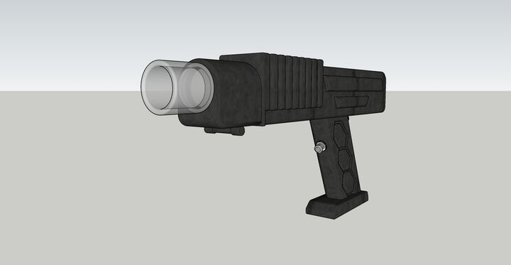 Cylon Handgun - 3D Printable Model on Treatstock