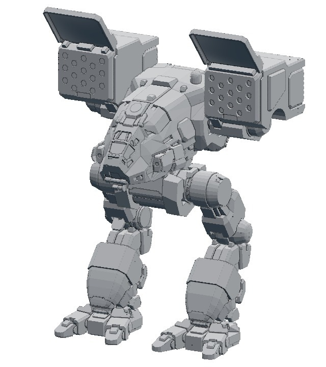 MWO Catapult 10mm N scale - 3D Printable Model on Treatstock