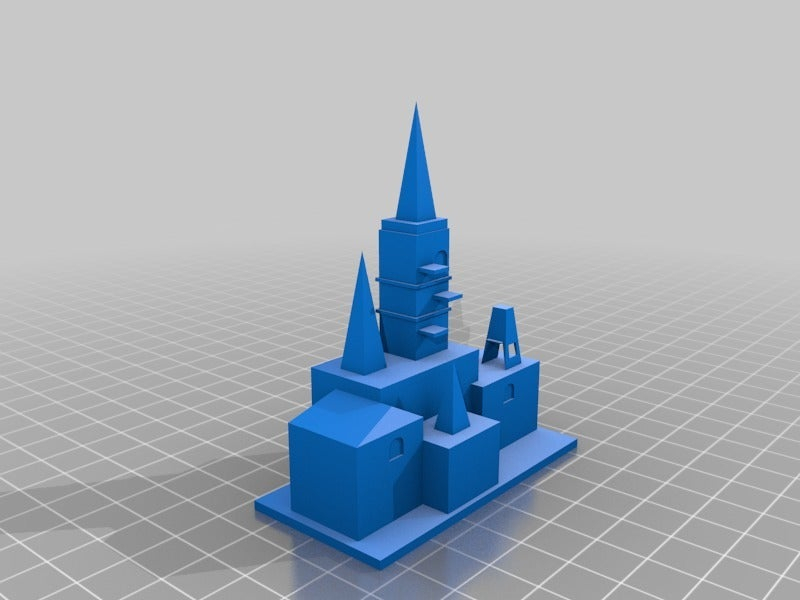 Hyrule Castle Super Smash Bros - 3D Printable Model on Treatstock