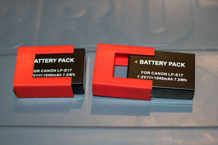 Canon Battery LP E17 Case - 3D Printable Model on Treatstock