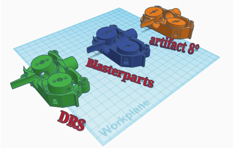 Canted Rayven cages based on OFP - 3D Printable Model on Treatstock