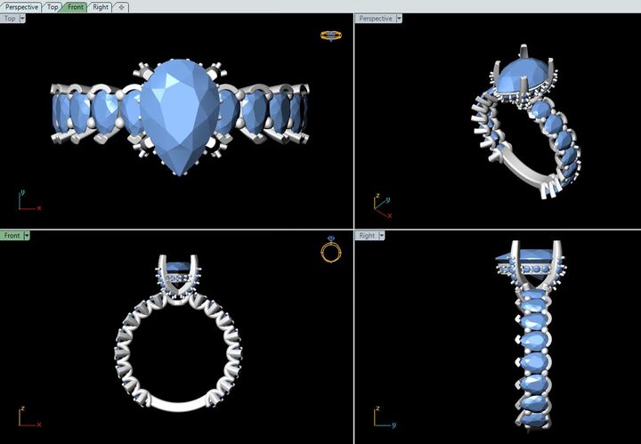 Black Ice Diamonds 3D Design - Treatstock