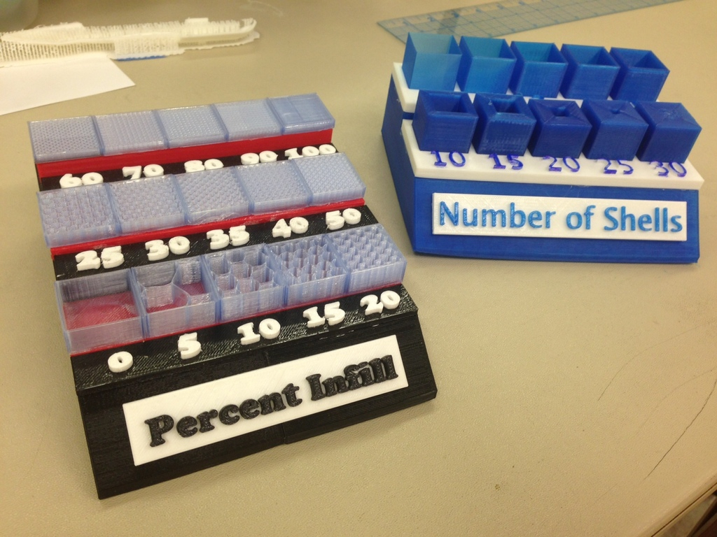 Infill Percent Display - 3D Printable Model on Treatstock