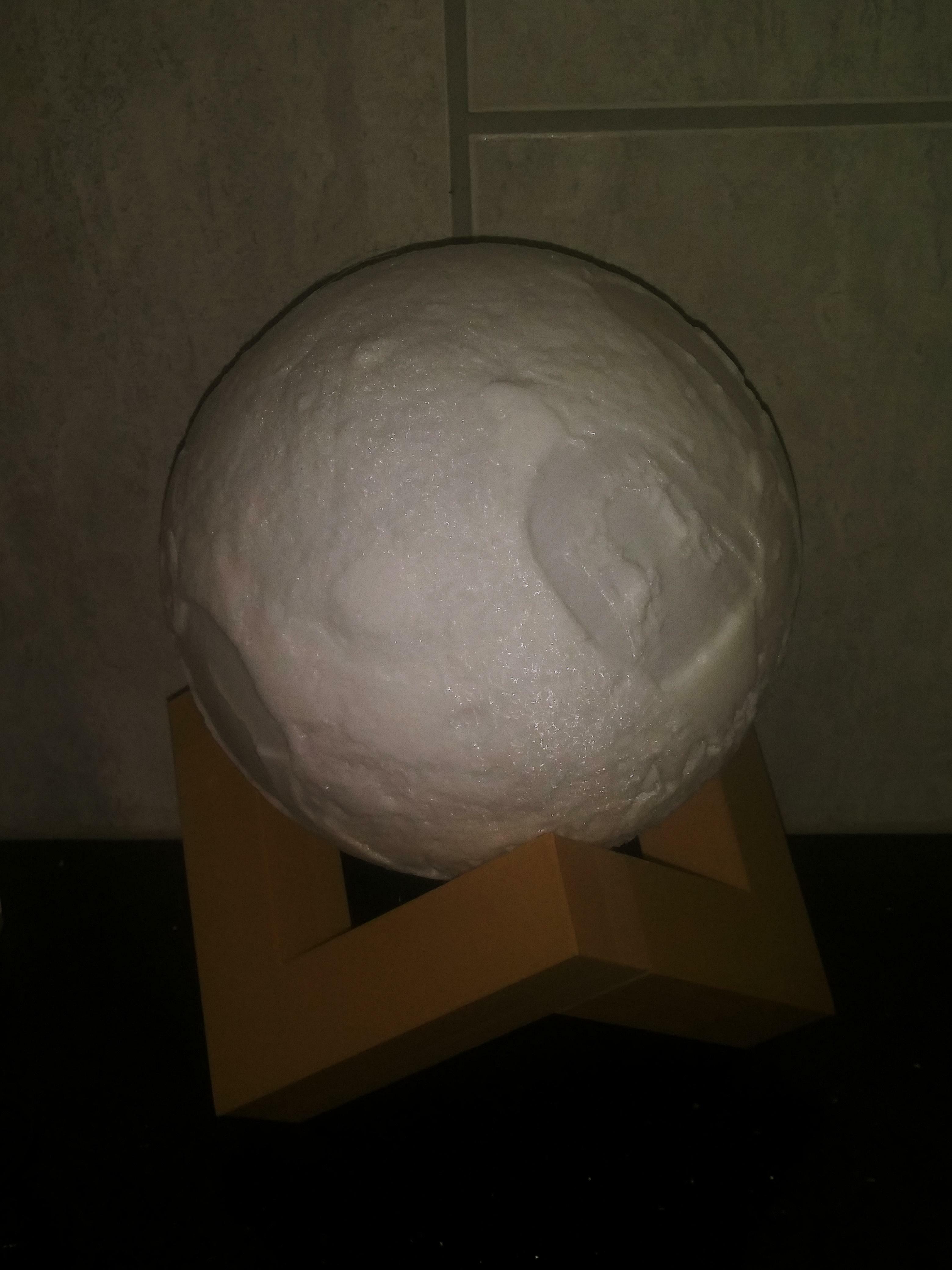 Buy 3D Printed Custom Moon Lithophane online for $52.00