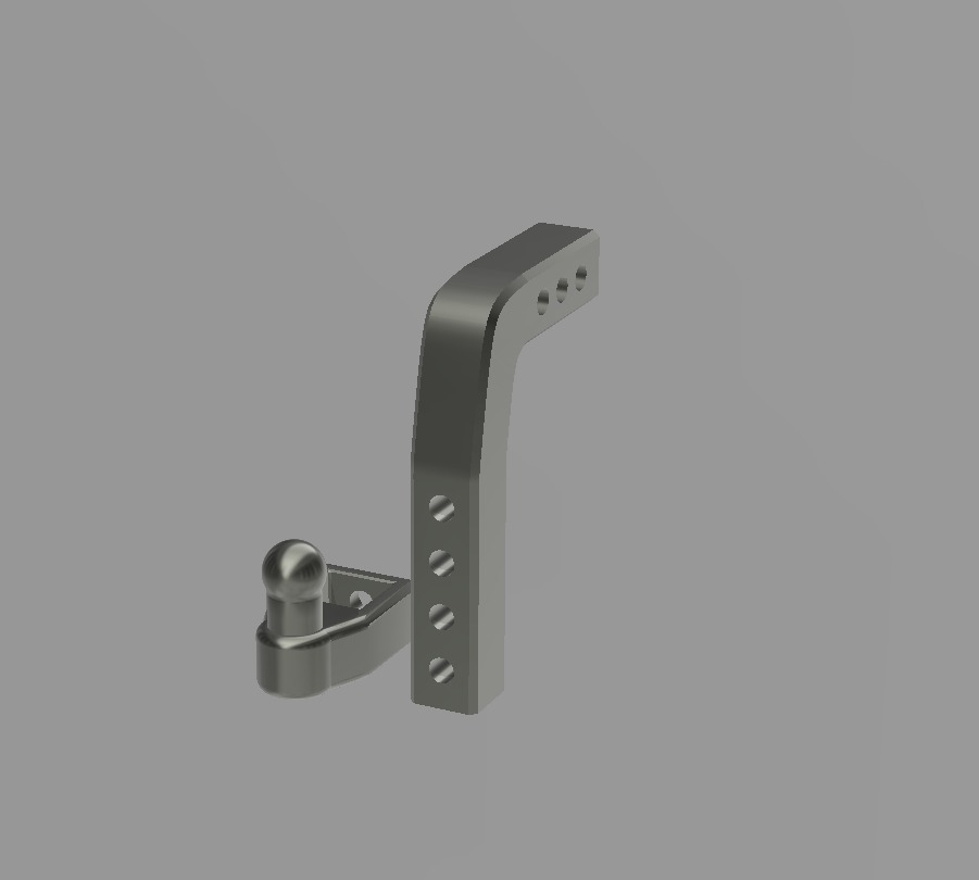 1Tenth Scale RC Drop Hitch - 3D Printable Model on Treatstock
