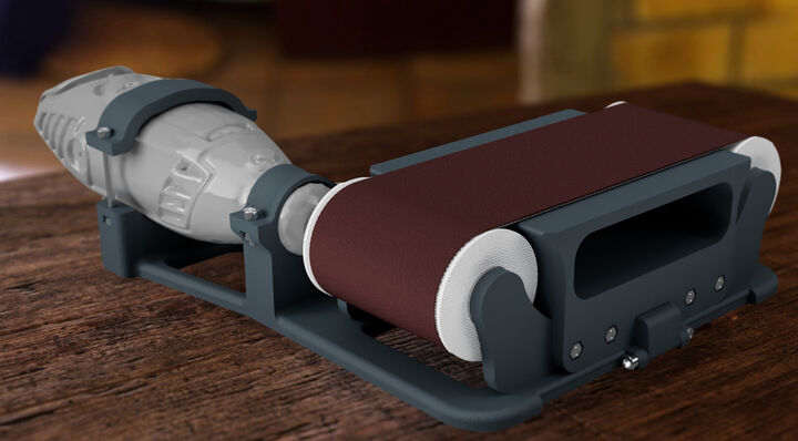 Sand Belt Stand for Dremel 3000 4000 3D Printable Model on Treatstock