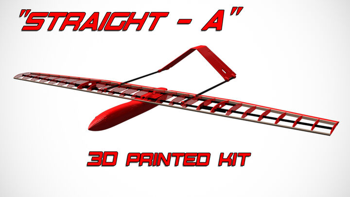 Straight A FPV Plane - 3D Printable Model on Treatstock