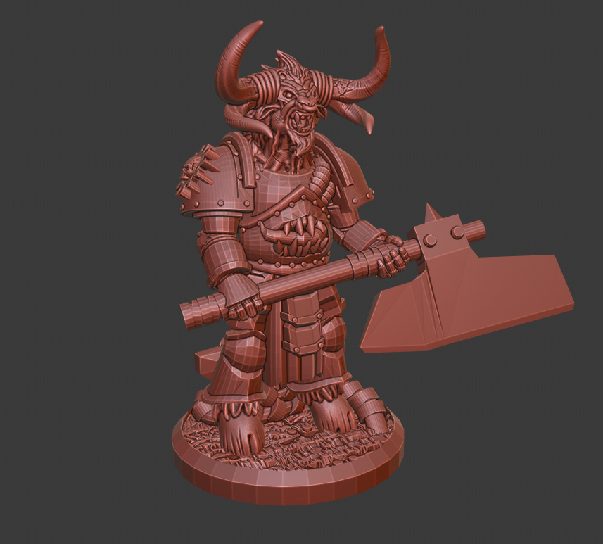 Brazen Minotaur - 3D Printable Model on Treatstock