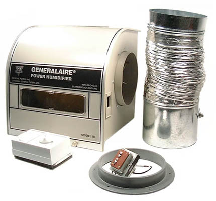 POWER HUMIDIFIER, DRUM TYPE, INSTALLATION KIT AND HUMIDISTAT INCLUDED