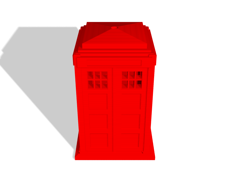Tardis Window Printable